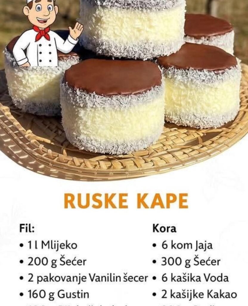 Recept za popularne RUSKE KAPE – Tradicionalni praznični desert ...