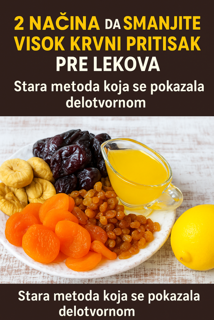 2 načina da smanjite visok krvni pritisak pre lekova: Stara metoda koja ...