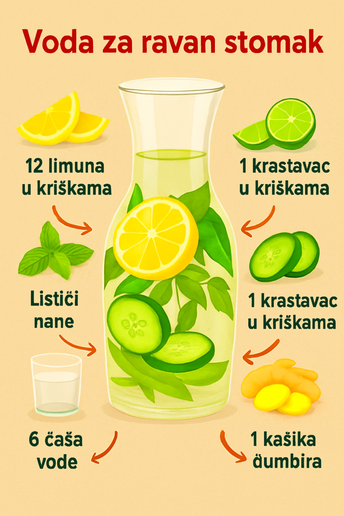 Voda Za Ravan Stomak: Jednostavan, Prirodan Način Za Gubitak Sala Na ...