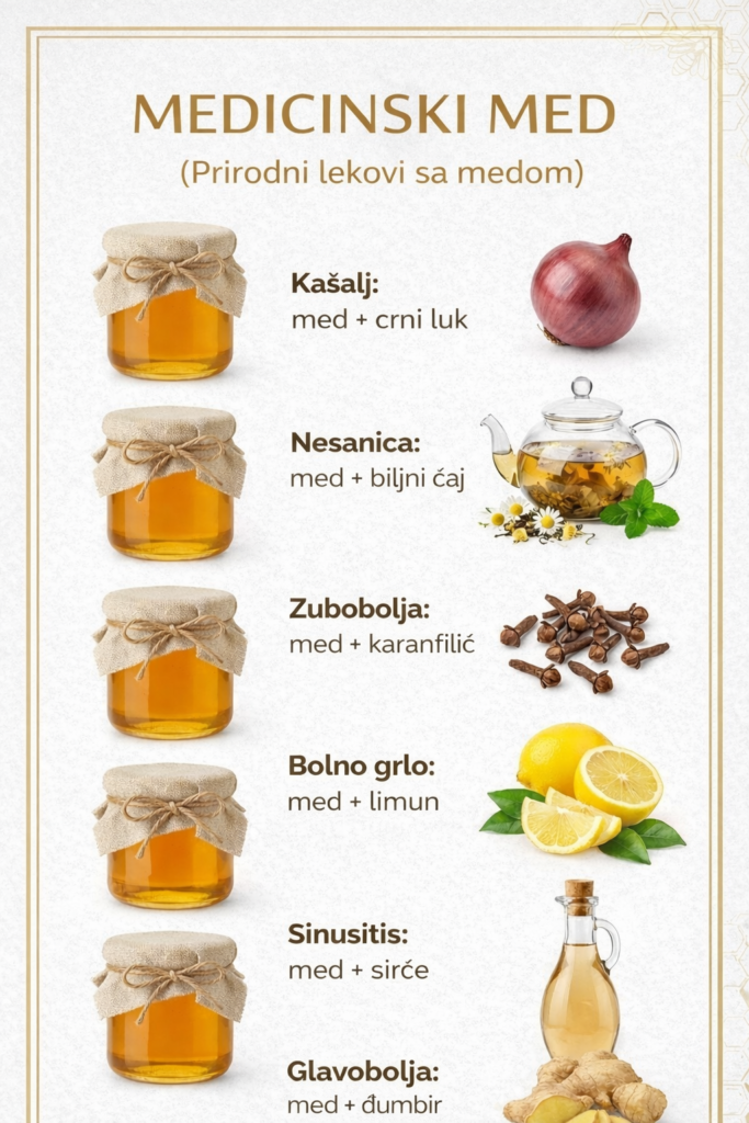 Prirodne kombinacije meda: Za šta se tradicionalno koriste – Balkan Fit
