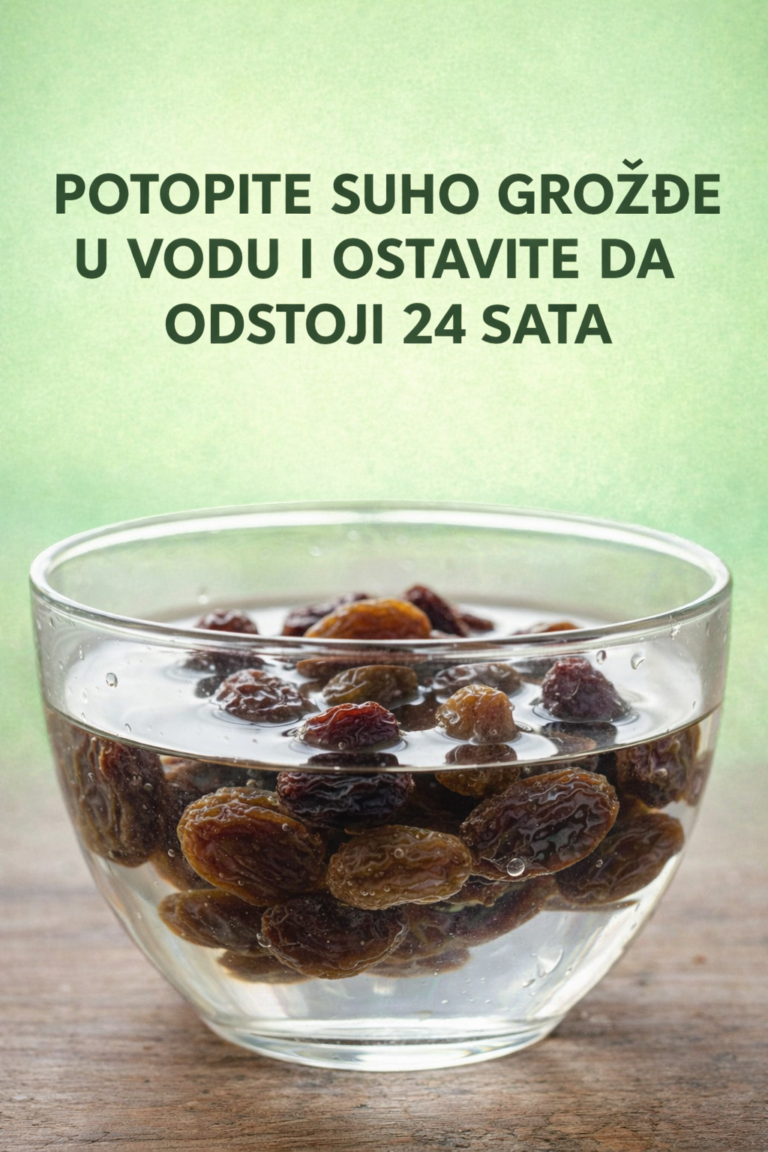 Kada popijete ovo – tijelo će vam zahvaliti: Suho grožđe potopite u ...