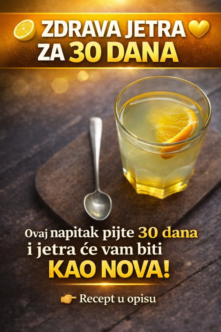ZDRAVA JETRA, ZDRAVI VI: Pijte ovaj napitak mjesec dana i bit ćete ...
