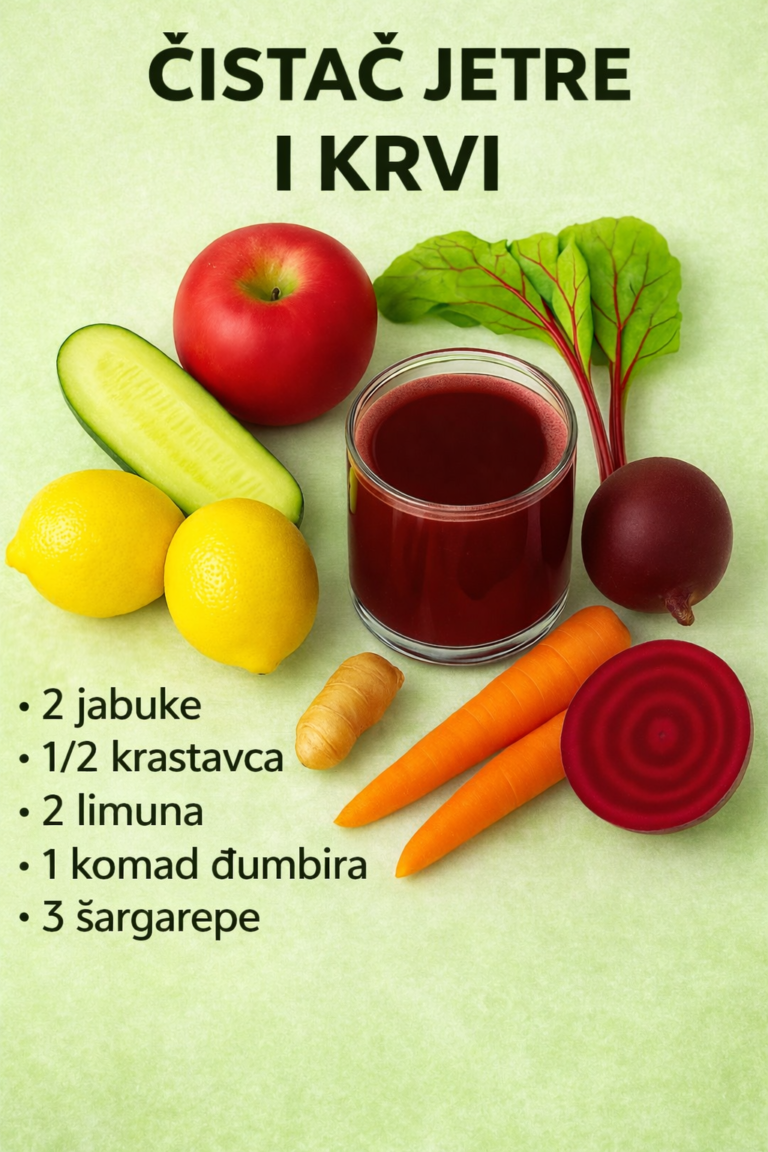 Prirodni sok za čišćenje jetre i krvi: Zdravstvene prednosti i kako ...