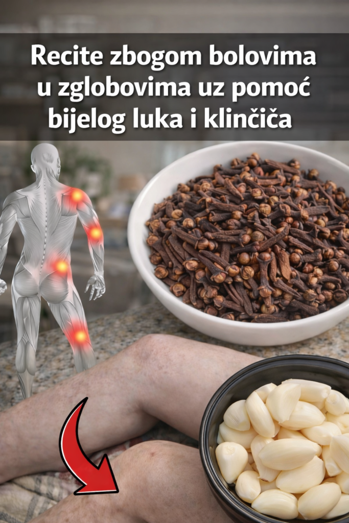 Moćan lijek od bijelog luka i klinčića za ublažavanje bolova u ...